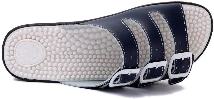 SOLO 054FA granatowy, klapki/fakirki damskie - Ceny i opinie - Ceneo.pl