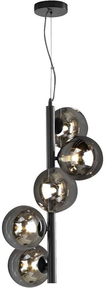 Eco-Light Lampa Sufitowa, Podwieszana Neptun, 5Xg9 9120-S5 Nero G9 ...