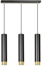Emibig Spot Wiszący Kibo 3 Black-Gold 6443 Czarna Tuba I Złote Dodatki ...