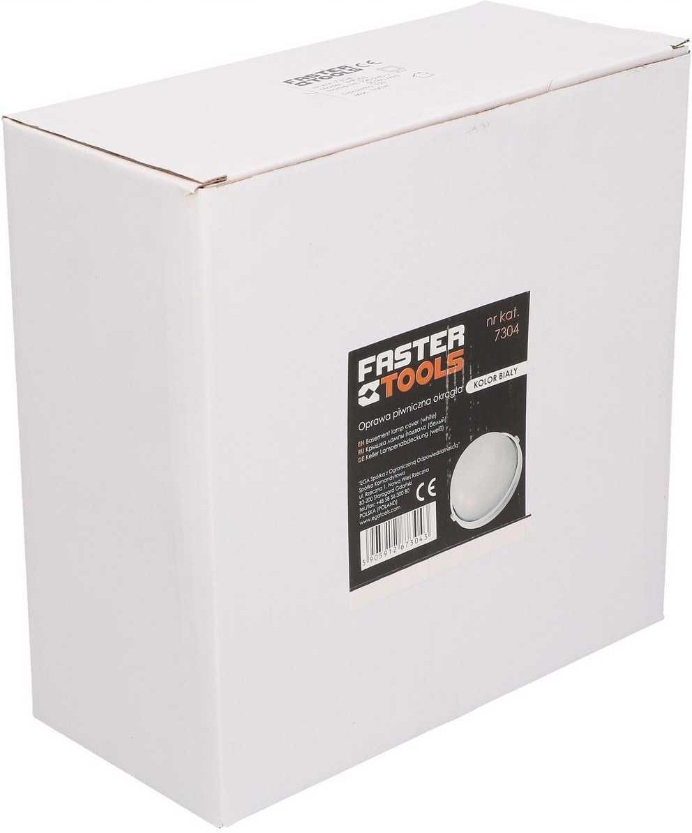 Faster Tools Oprawa Piwniczna Okrągła Biała E27 (7304) - Opinie i ...