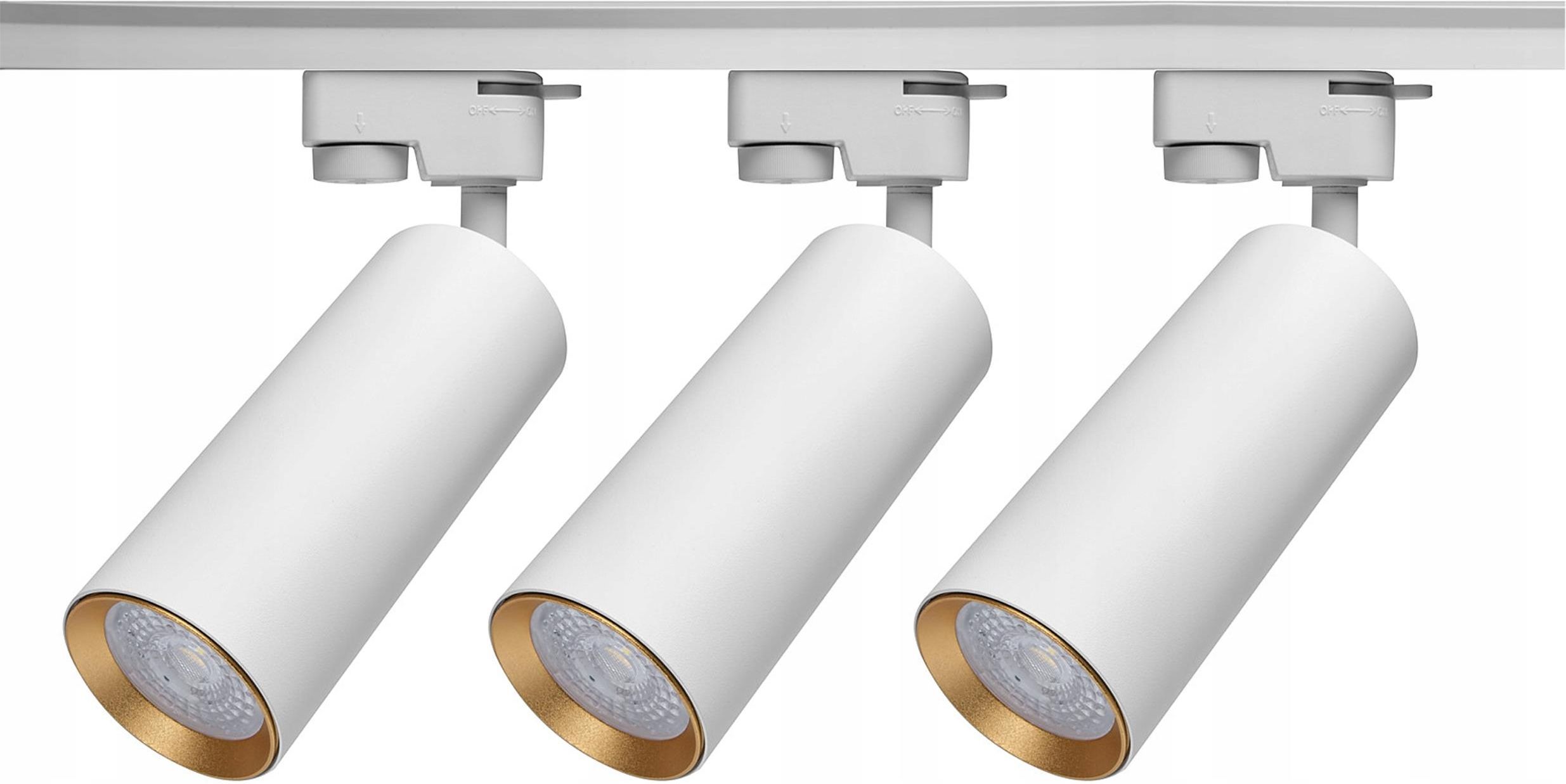 Ml 3X Reflektor Led Na Szynie 1M Gu10 Do Pokoju Gold (024G10Wht3Zł ...