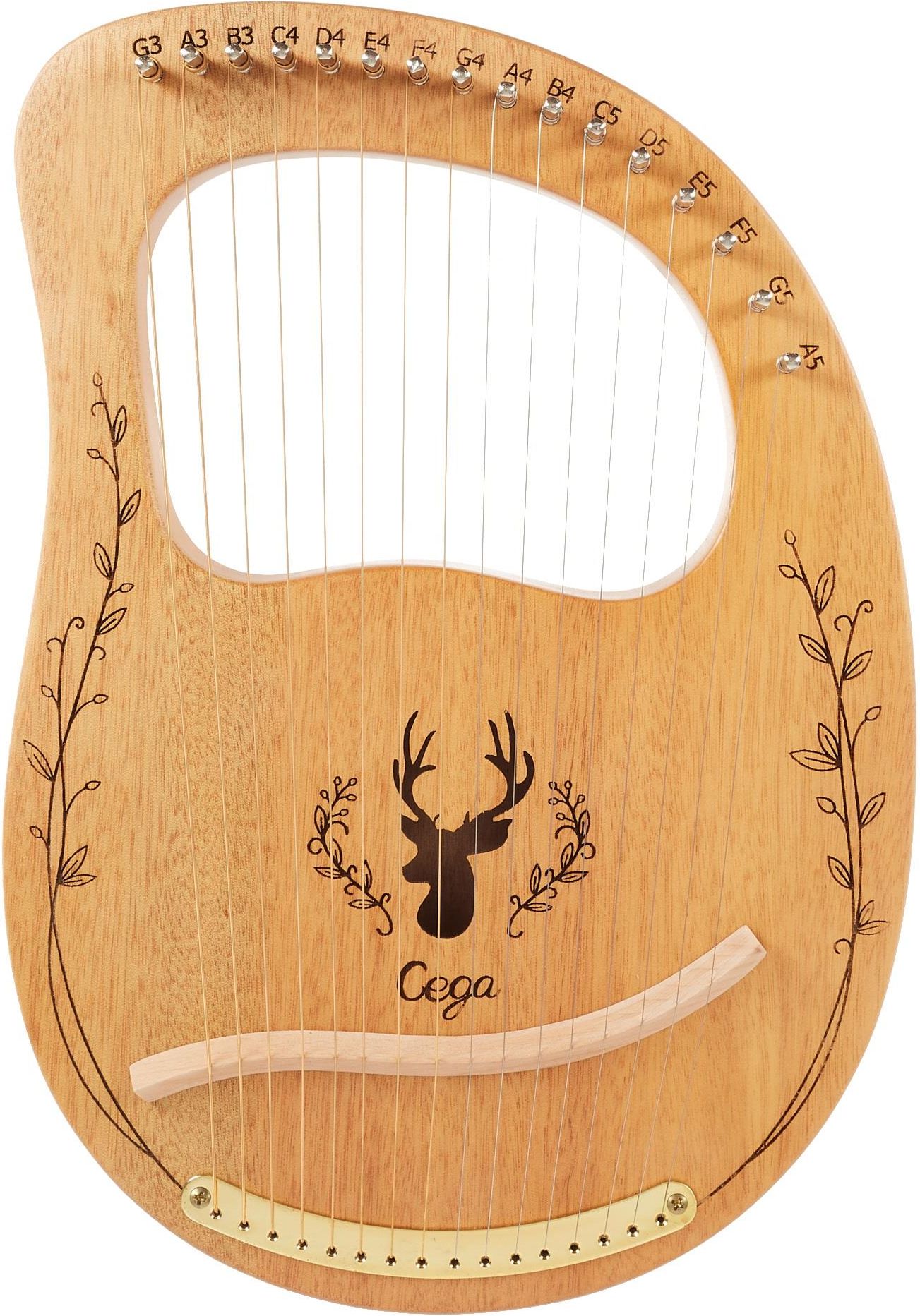 Cega Lyre Harp 16 Strings Natural - Ceny i opinie - Ceneo.pl