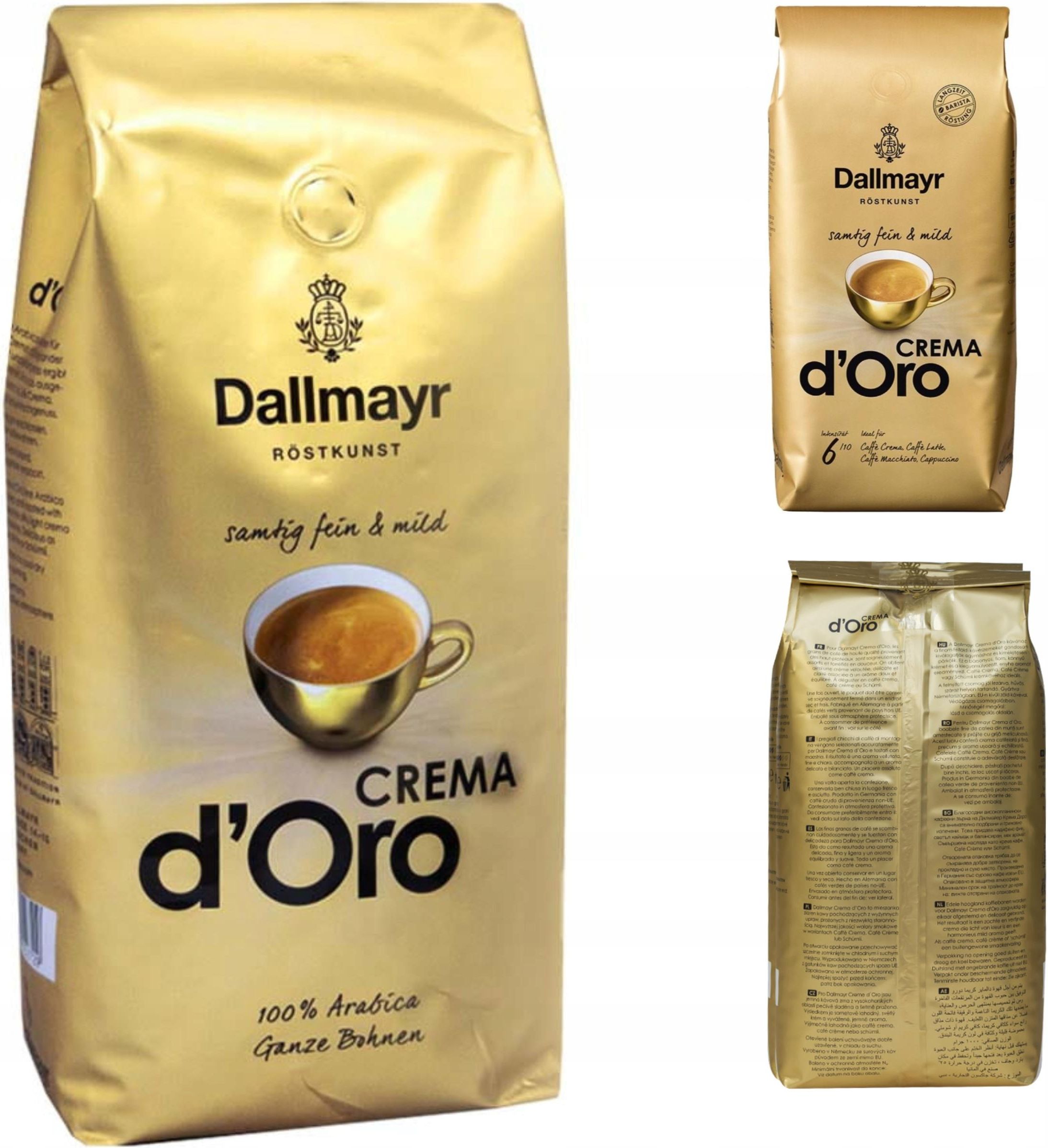 Kawa Dallmayr Ziarnista Crema D'Oro 1Kg Arabica - Ceny i opinie - Ceneo.pl