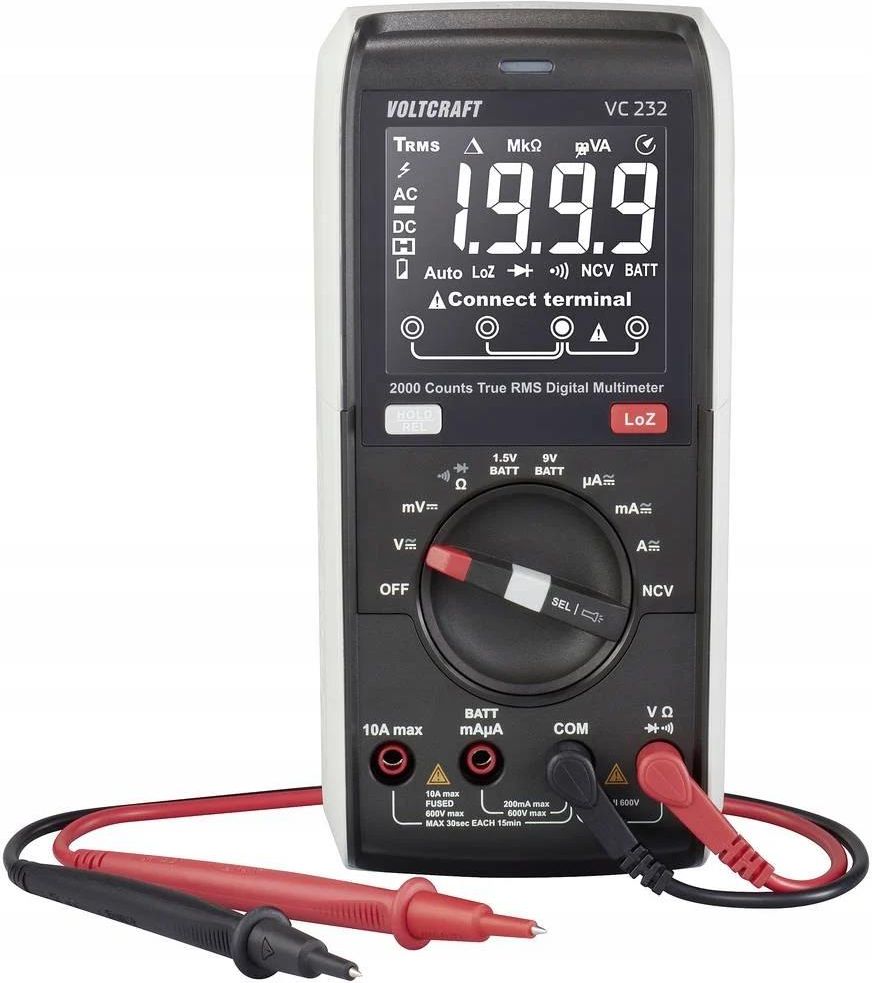 Voltcraft Multimetr vc12884300 - - Opinie i ceny na Ceneo.pl