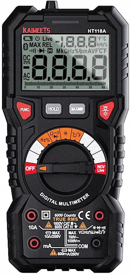 Kaiweets Ht118A Digital Multimeter - - Opinie i ceny na Ceneo.pl