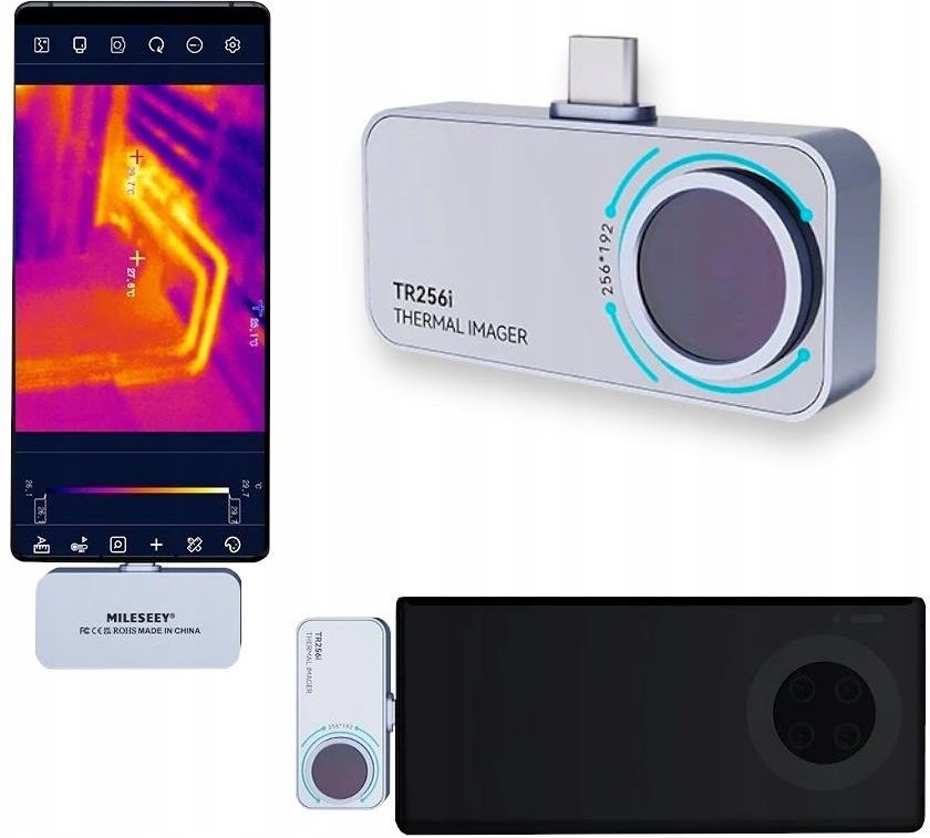 Mileseey Kamera Termowizyjna Termowizja Na Telefon Android - - Opinie i ...