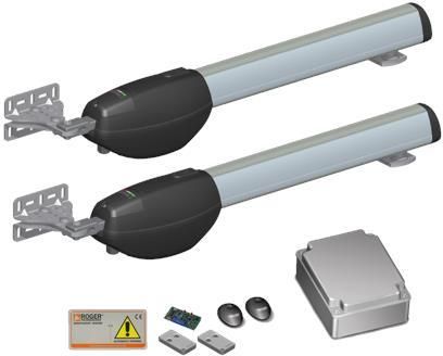 Napęd do bramy Roger Zestaw Do Bramy Dwuskrzydłowej Be20/211/Hs/F BE20211HSF - Opinie i ceny na ...