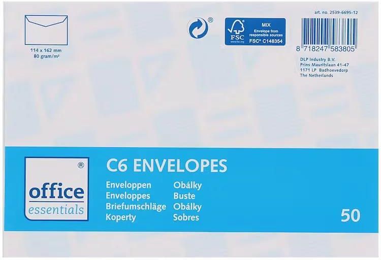 Koperty białe C6 114 x 162 mm 50 szt na listy - Ceny i opinie - Ceneo.pl