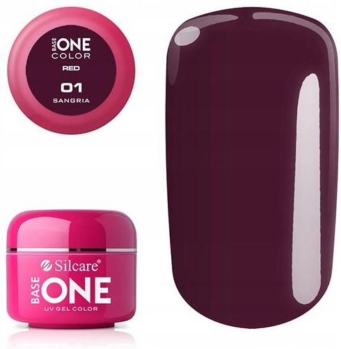 Silcare Żel Uv Base One Red 01 5G - Opinie i ceny na Ceneo.pl