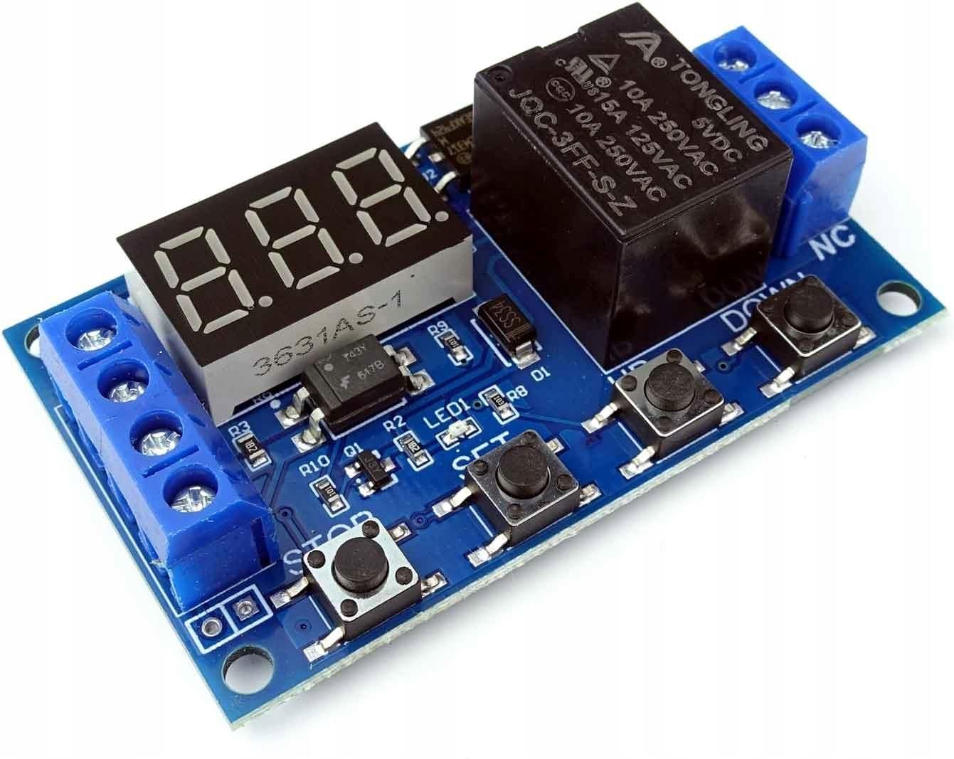 Elektroweb Przekaźnik Czasowy Z Timerem Opóźniaczem 9 Trybów 2A014 - Opinie i ceny na Ceneo.pl