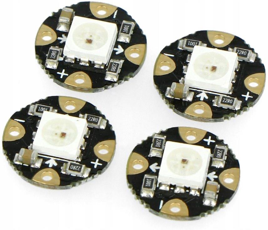 Adafruit Flora Led Rgb Smart Neopixel V2 4Szt. ADAFRUIT1260 - Opinie i ...
