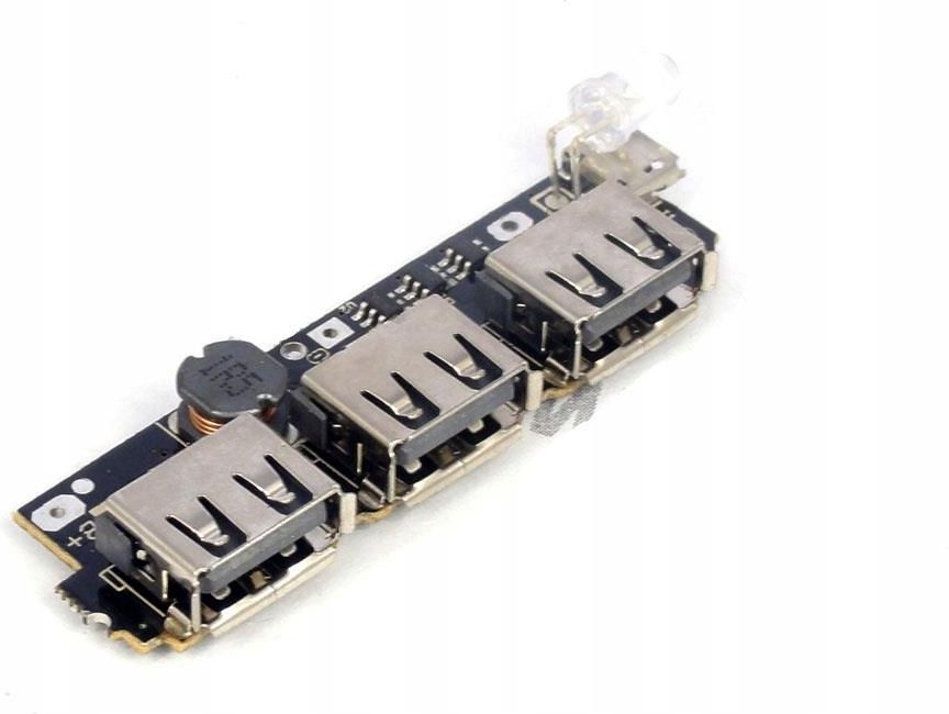 Elektroweb Moduł Power Banku 5V 2.1A 1A 3 X Usb Bms 3D028 - Opinie i ...