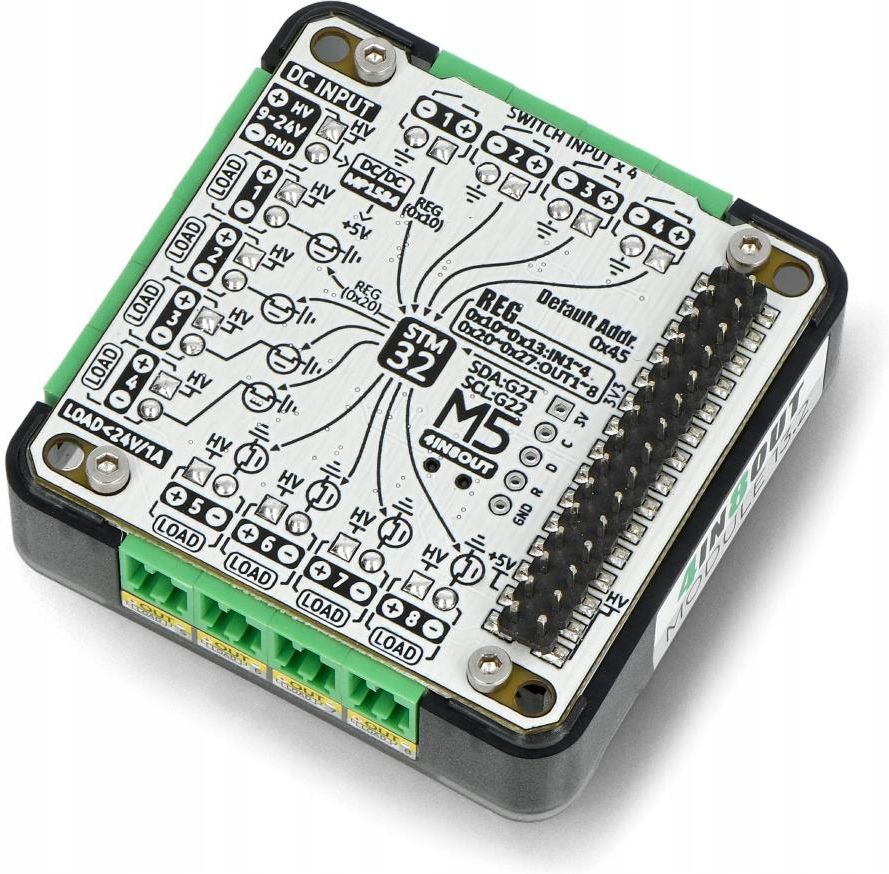 M5Stack Multi-Channel 4In8Out Wielokanałowy Sterownik Dc M122 - Opinie ...