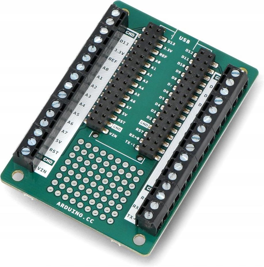 Arduino Nano Screw Terminal Adapter Złącza Śrubowe ASX00037 - Opinie i ...