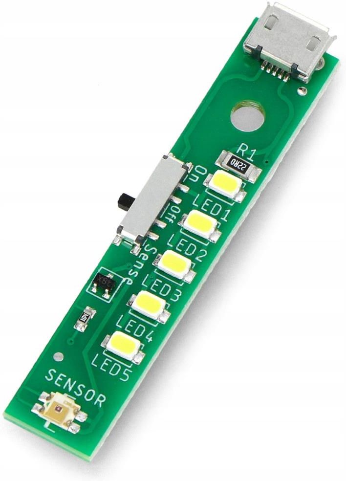 Kitronik Listwa Led 5 X Diod Usb 5V Z Czujnikiem Światła 3562 - Opinie ...