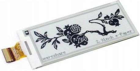 Waveshare E-Paper E-Ink (B) 2,9'' 296X128Px Wyświetlacz Waveshare13276 ...