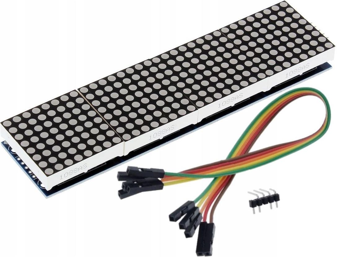 Acs Moduł Matrycy 8X32 Led Max7219 Avr Zielony Arduino 8X32Max7219Led ...