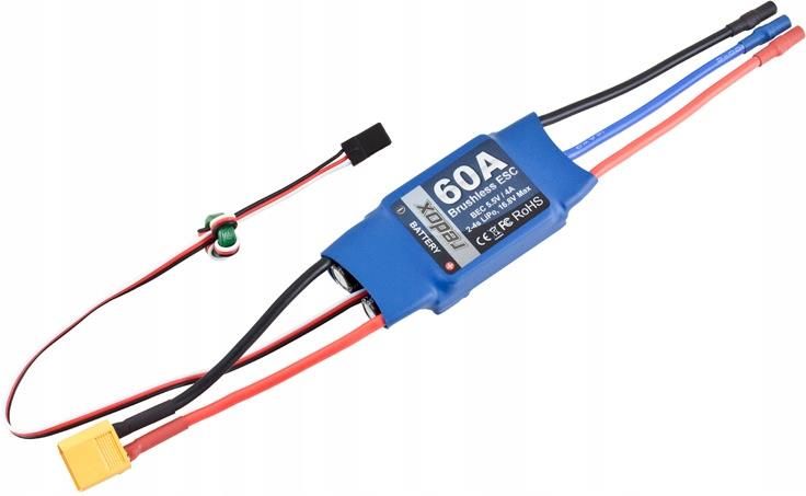 Redox Regulator Obrotów Esc 60A V2 4S 7,4-14,8V - Opinie i ceny na Ceneo.pl