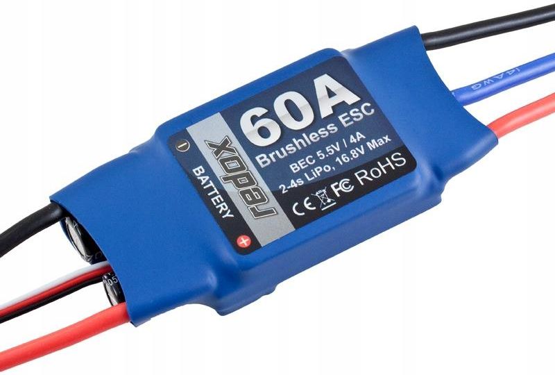 Redox Regulator Obrotów Esc 60A V2 4S 7,4-14,8V - Opinie i ceny na Ceneo.pl