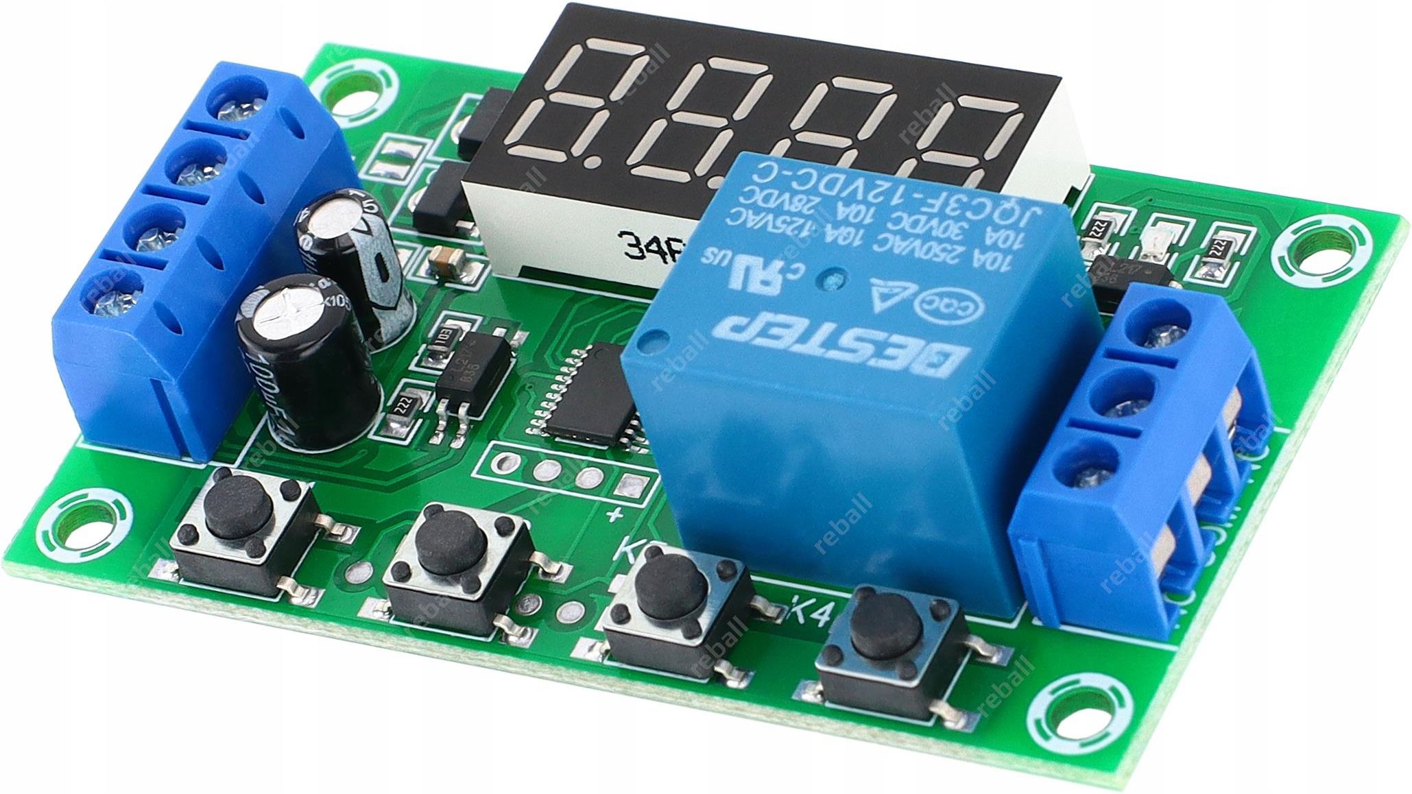 Reball Przekaźnik Czasowy 0-999Min Timer Włącznik Yyc-2S AK00017 ...