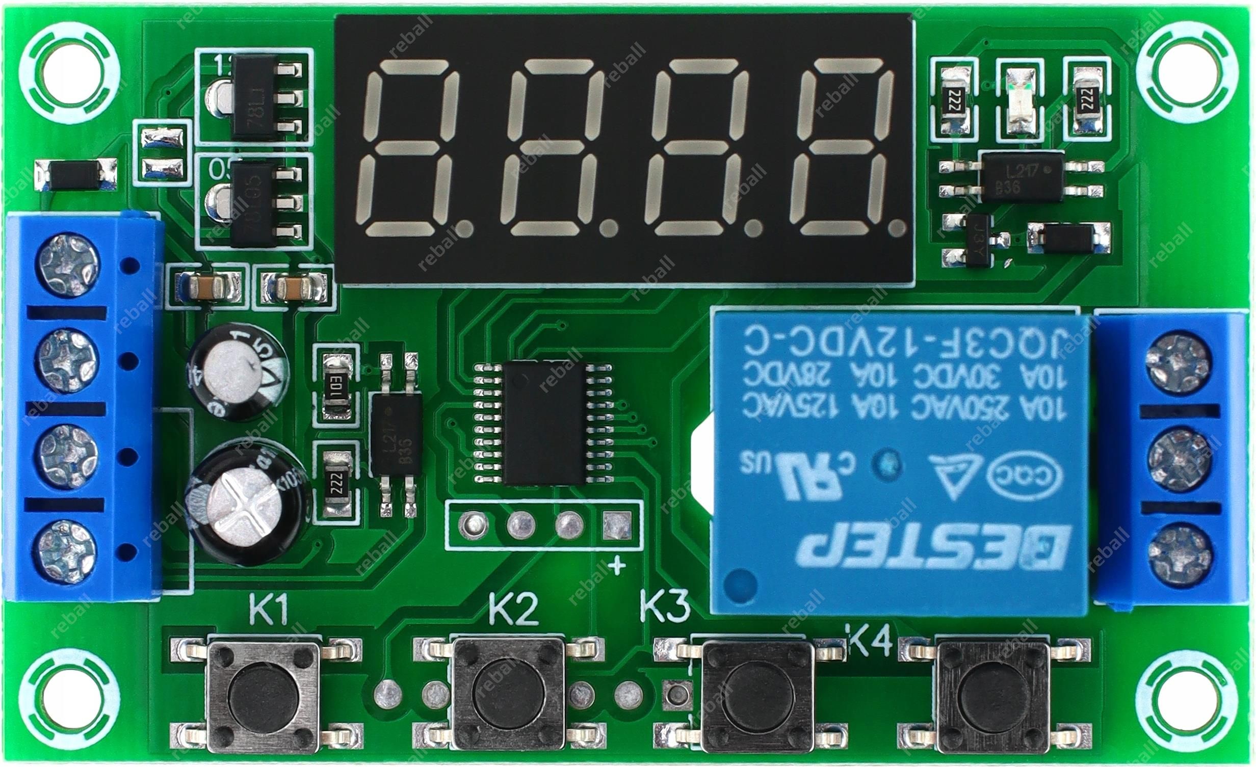 Reball Przekaźnik Czasowy 0-999Min Timer Włącznik Yyc-2S AK00017 ...