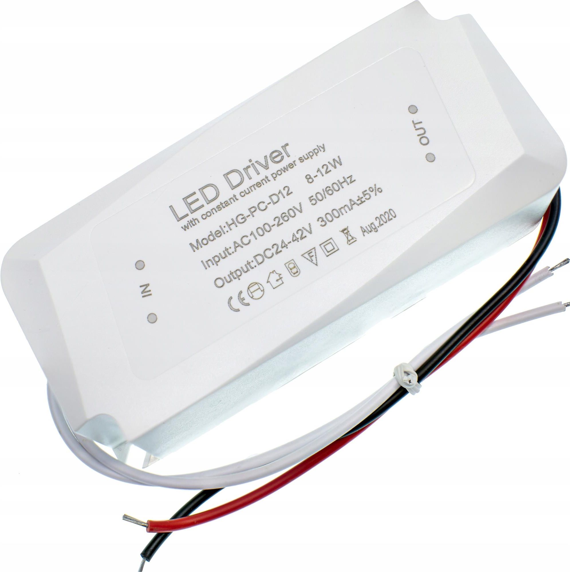 Luxled Driver Led 12W 300Ma 24 -42V Zasilacz 8 HGPCD12 - Opinie i ceny ...