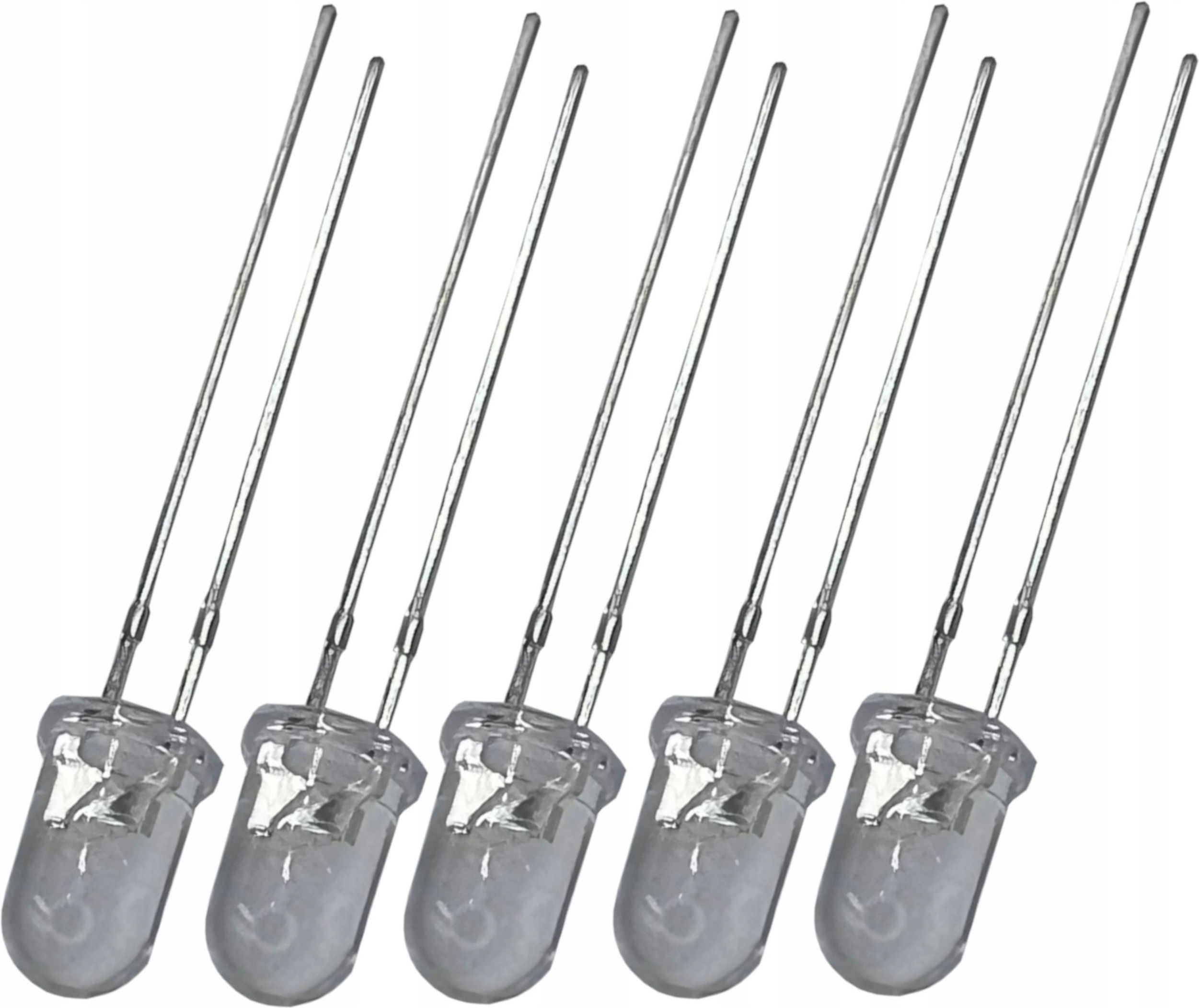 Rsled Dioda Led Jasna 5Mm Fi5 12V Biała Szt - Opinie i ceny na Ceneo.pl
