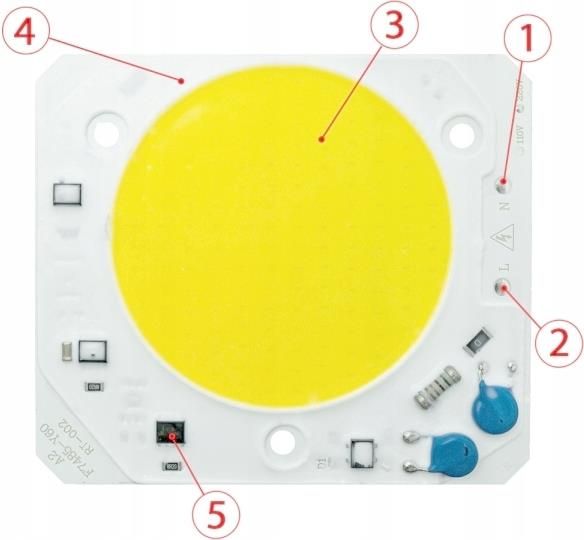 Lokta Dioda Led Cob 50W 4700Lm Biała 85X 75Mm Pod 230V - Opinie i ceny ...