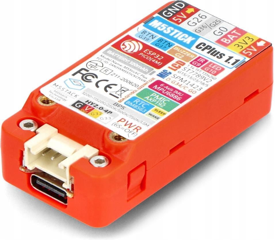 M5Stack M5Stickc Plus Moduł Deweloperski Iot Esp32-Pico Bd - Opinie i ...