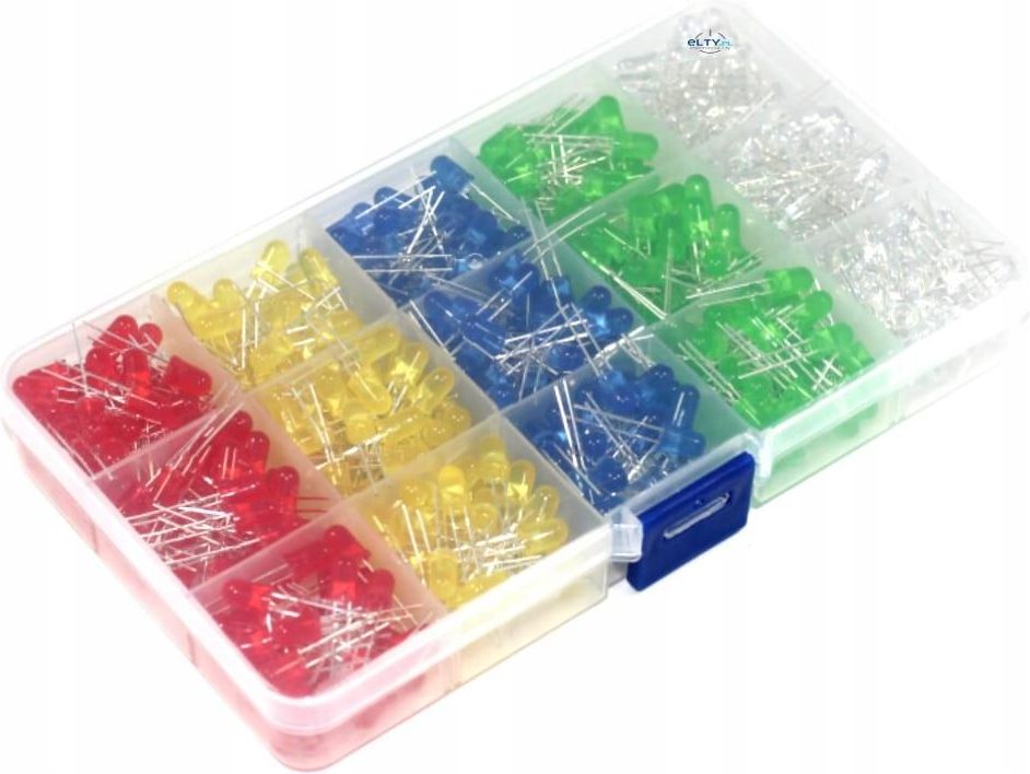 Hobbyelektronika Zestaw Diod Led 5Mm 500szt. Czerwona Żółta - Opinie i ceny na Ceneo.pl