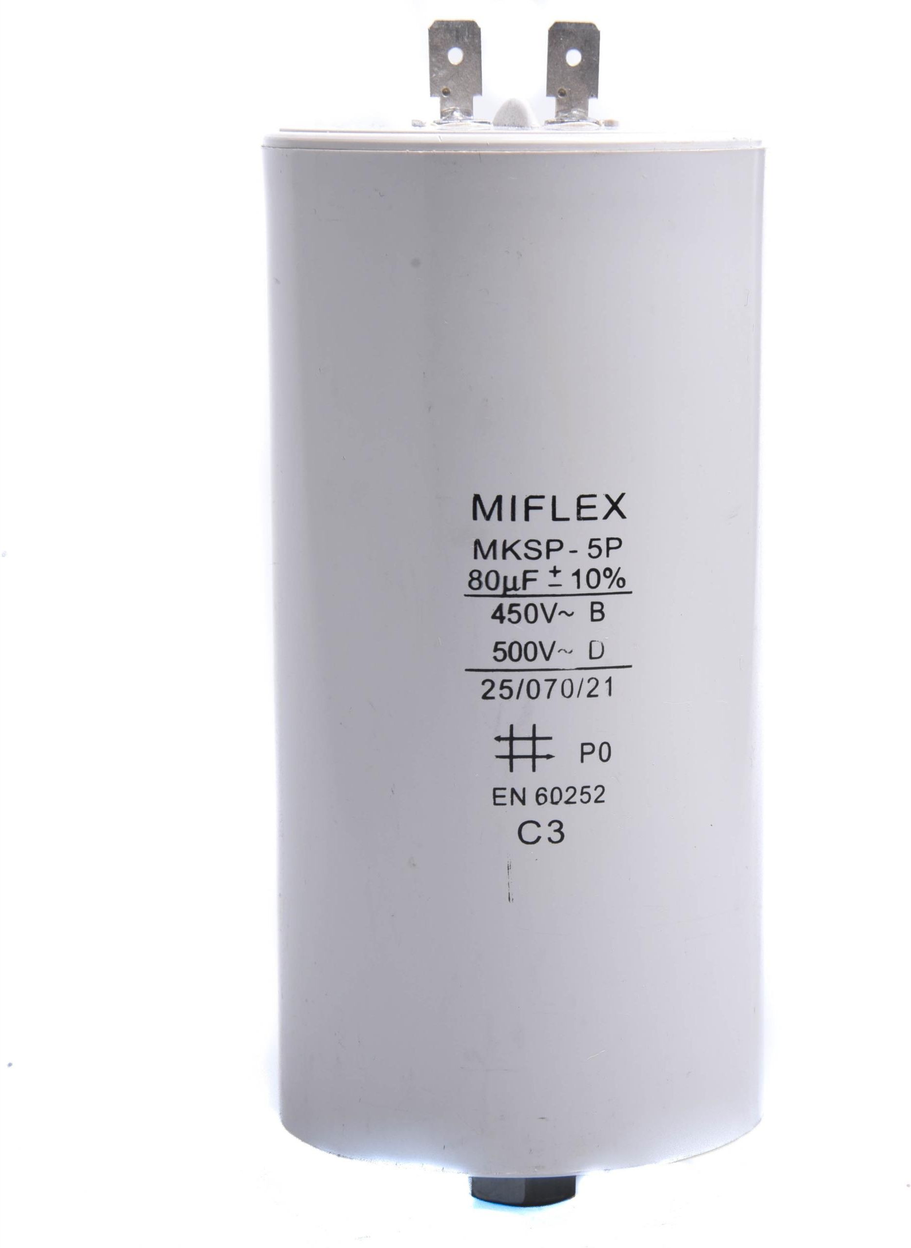 Miflex Kondensator 80Uf Rozruchowy 140X60Mm Konekt 623 - Opinie i ceny ...