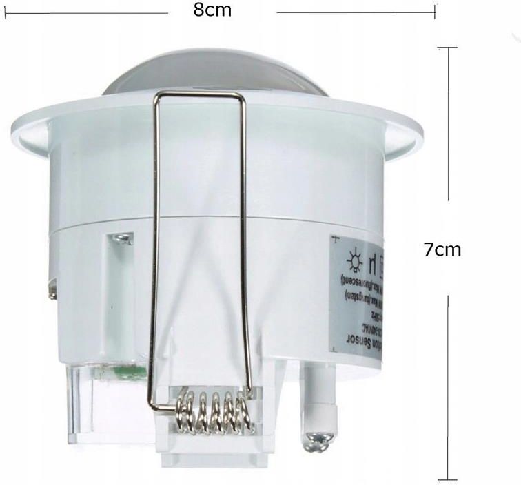 Bowi Detektor Czujnik Ruchu Pir Podtynkowy Okrągły 10559 - Opinie i ...