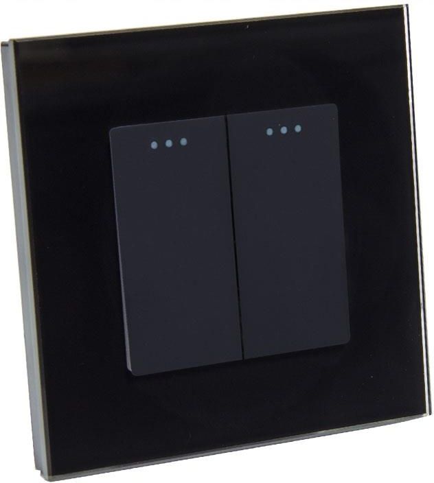 B-Line Włącznik Łącznik Światła Szklany Szkło 2Gb Kp1100013 - Opinie i ceny na Ceneo.pl