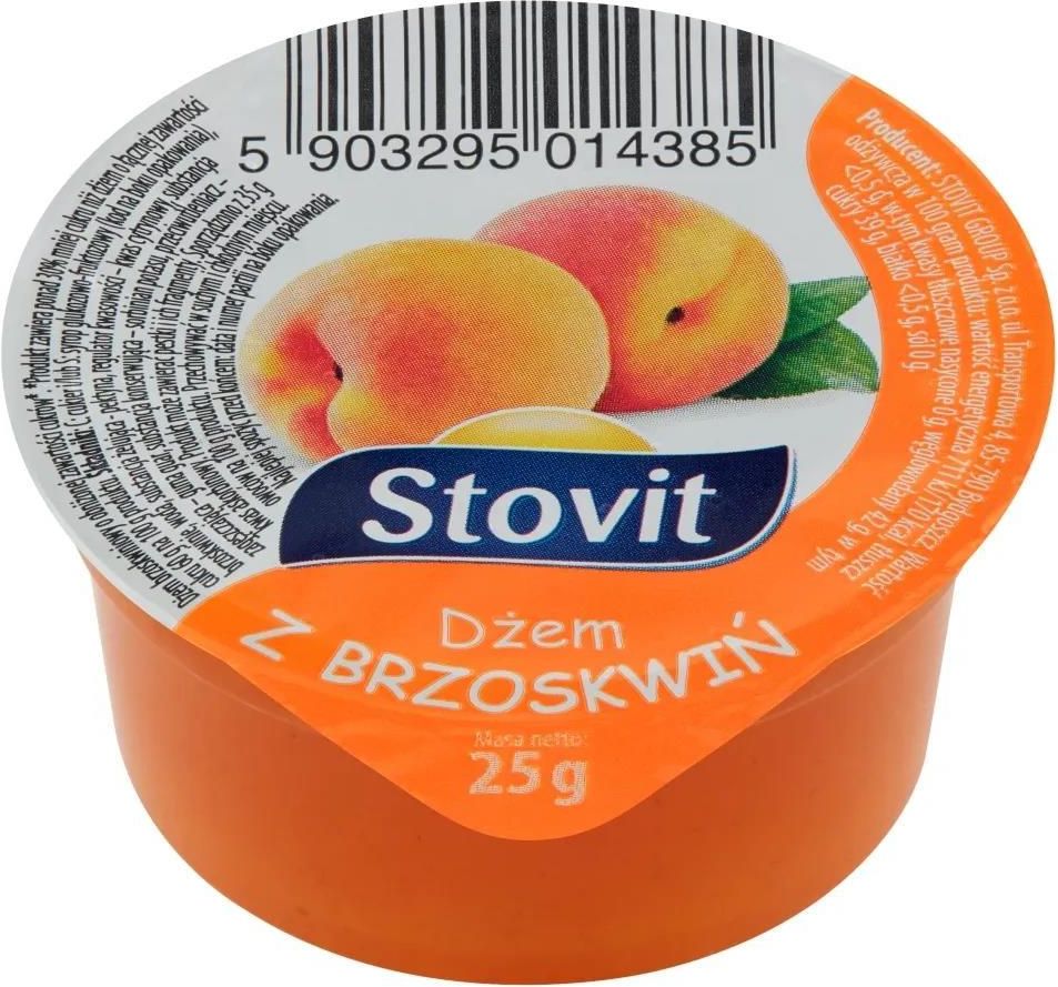 Stovit Dżem z brzoskwiń 25 g - Ceny i opinie - Ceneo.pl