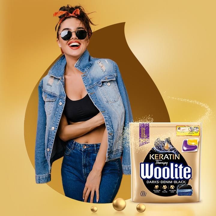 Woolite Ciemne Kolory & Jeans z Keratyną 33 szt (kapsułki) - Ceny i ...