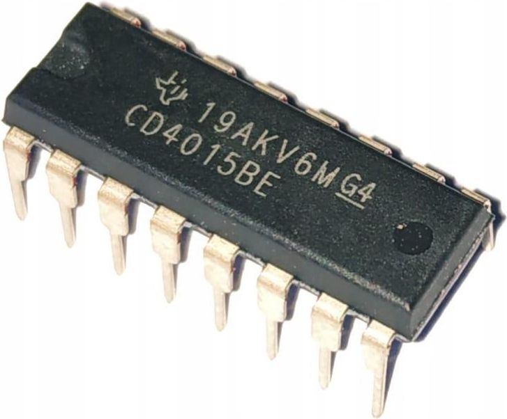 Mikrokontroler Texas Instruments Hef 4015 Cd4015 Be Rejestr Dip-16 ...
