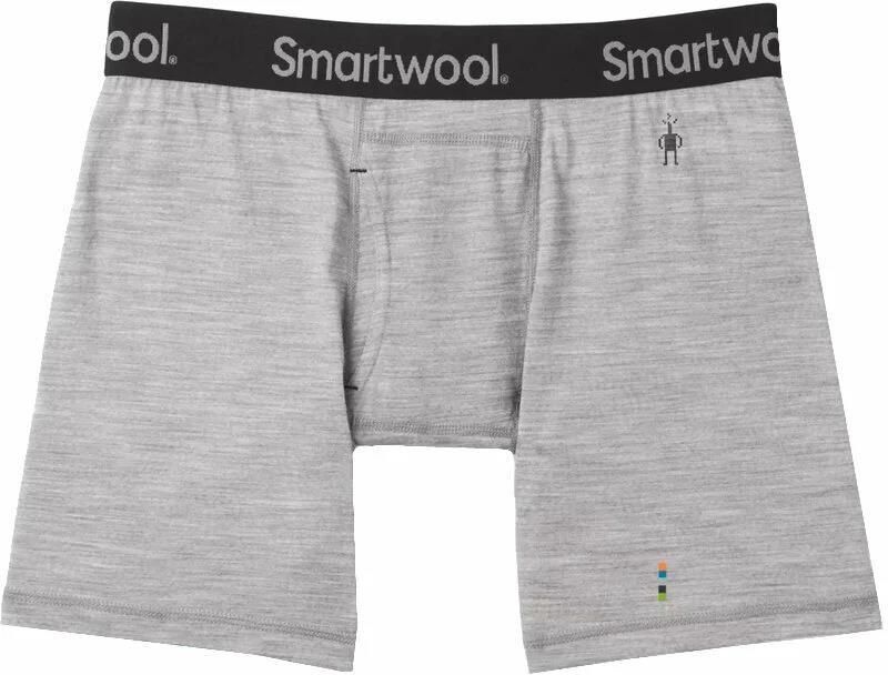 Smartwool Men'S Merino Boxer Brief Boxed Light Gray Heather - Ceny i ...