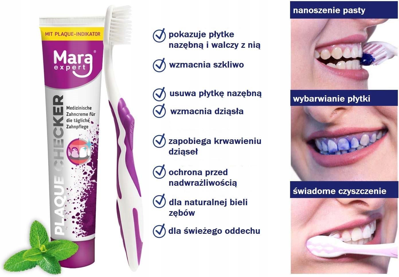 Mara Expert Plaque Checker Pasta Wybarwiająca Osady 75 ml - Opinie i ...
