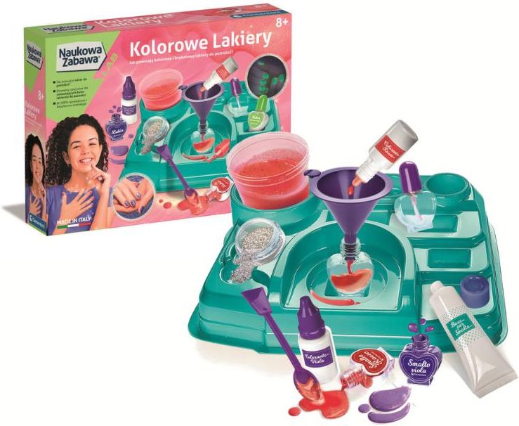 Naukowa Zabawa: Kolorowe Lakiery CLEMENTONI 50793 - Ceny i opinie - Ceneo.pl