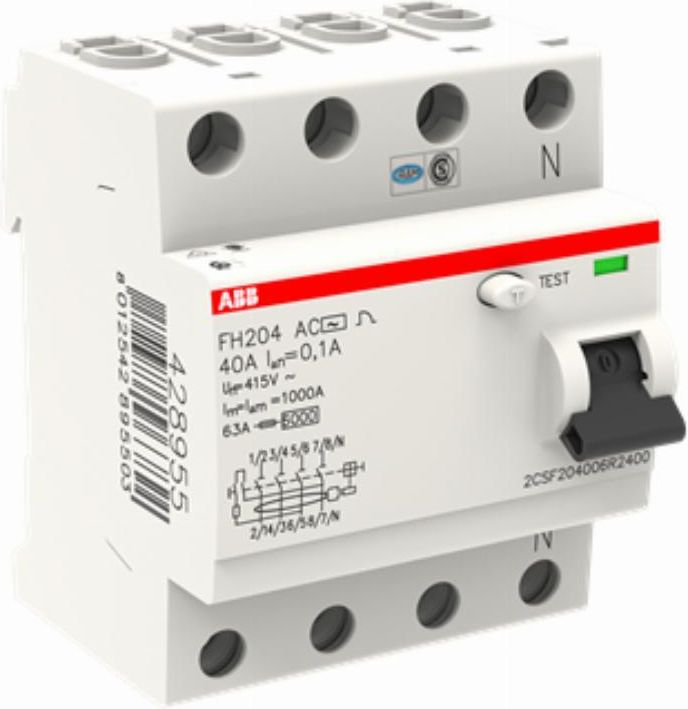 ABB HOME WYŁĄCZNIK RÓŻNICOWO-PRĄDOWY FH204 AC-40/0.1 AC 2CSF204006R2400 - Opinie i ceny na Ceneo.pl