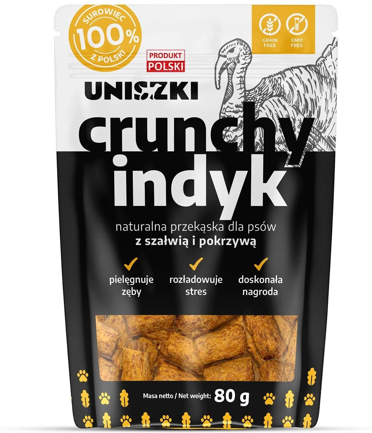 Karma Crunchy indyk - Szałwia Pokrzywa - 80g - Ceny i opinie - Ceneo.pl