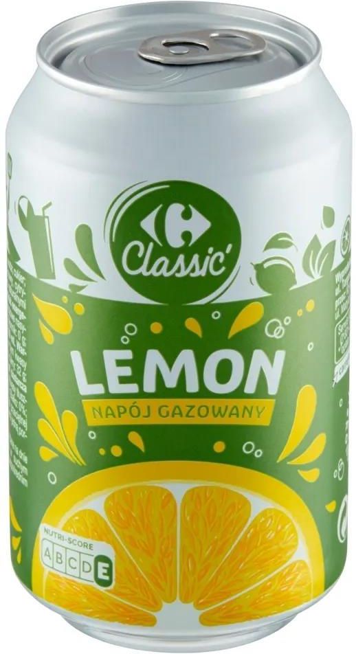 Carrefour Classic Lemon Napój gazowany 330 ml - Ceny i opinie - Ceneo.pl