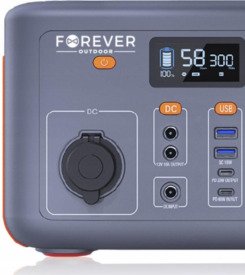 Zasilacz UPS Forever Mobilna Stacja Zasilania 300/600W 96000mAh OS300 ...