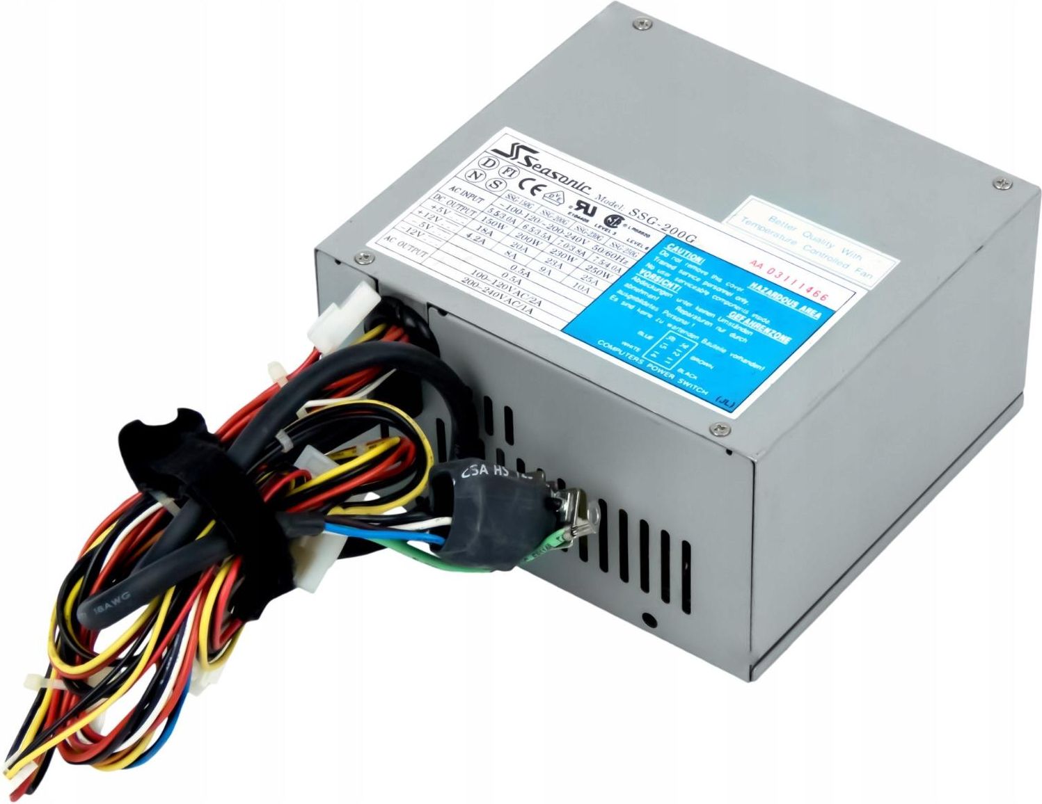 Zasilacz Seasonic SSG-200G At 200W Aux (SSG200G) - Opinie i ceny na Ceneo.pl