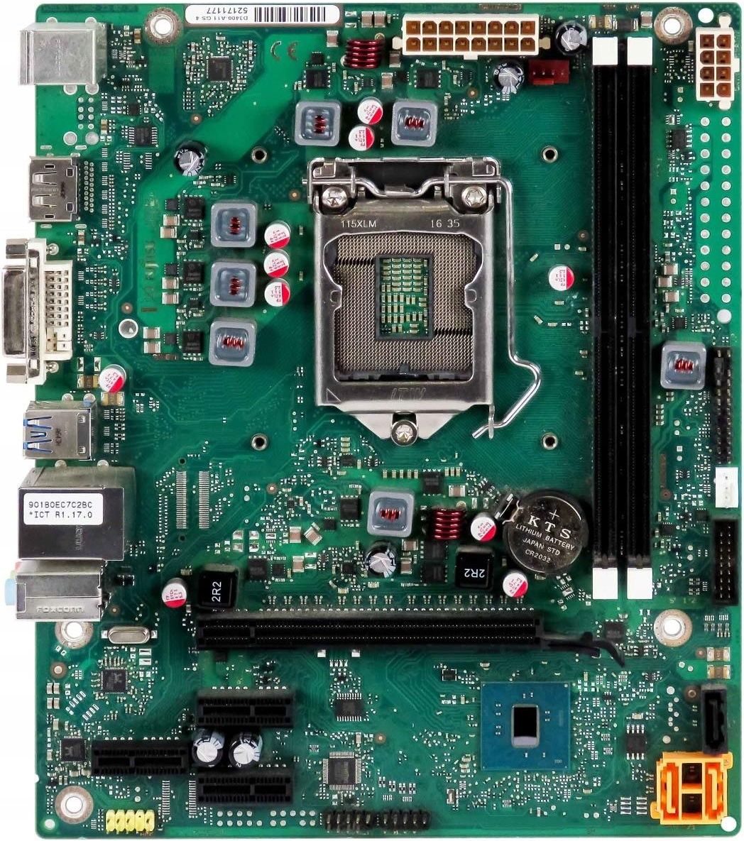 Podzespoły do laptopa Fujitsu D3400-A11 GS3 LGA1151 DDR4 microATX ...
