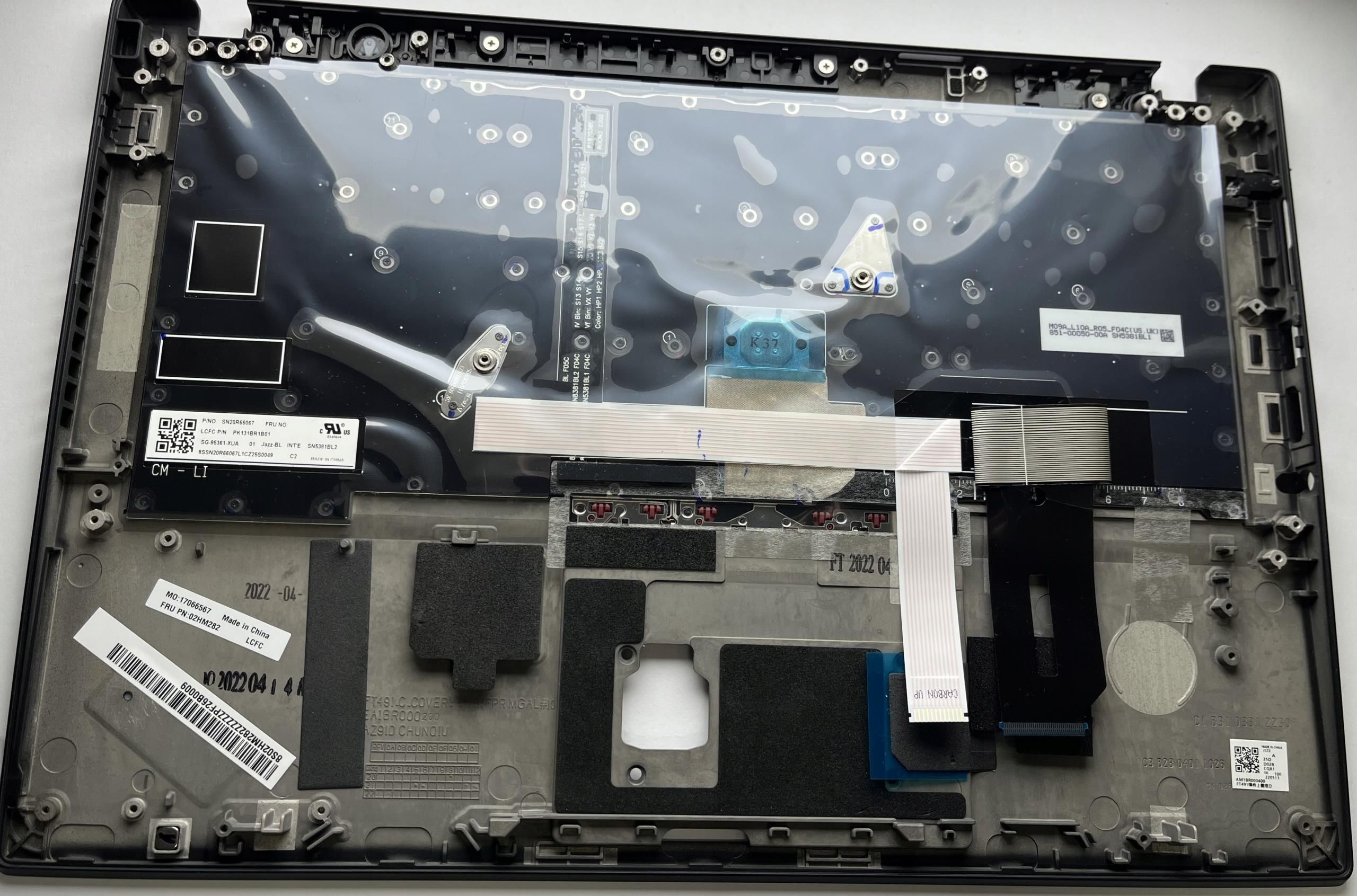 Podzespoły do laptopa Lenovo ThinkPad T490s górna obudowa (02HM282 ...