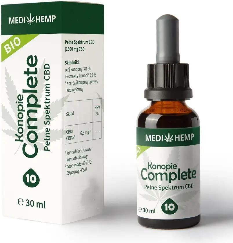 Medihemp Olej Konopny Cbd/Cbda 10% 30ml Pure - Opinie i ceny na Ceneo.pl