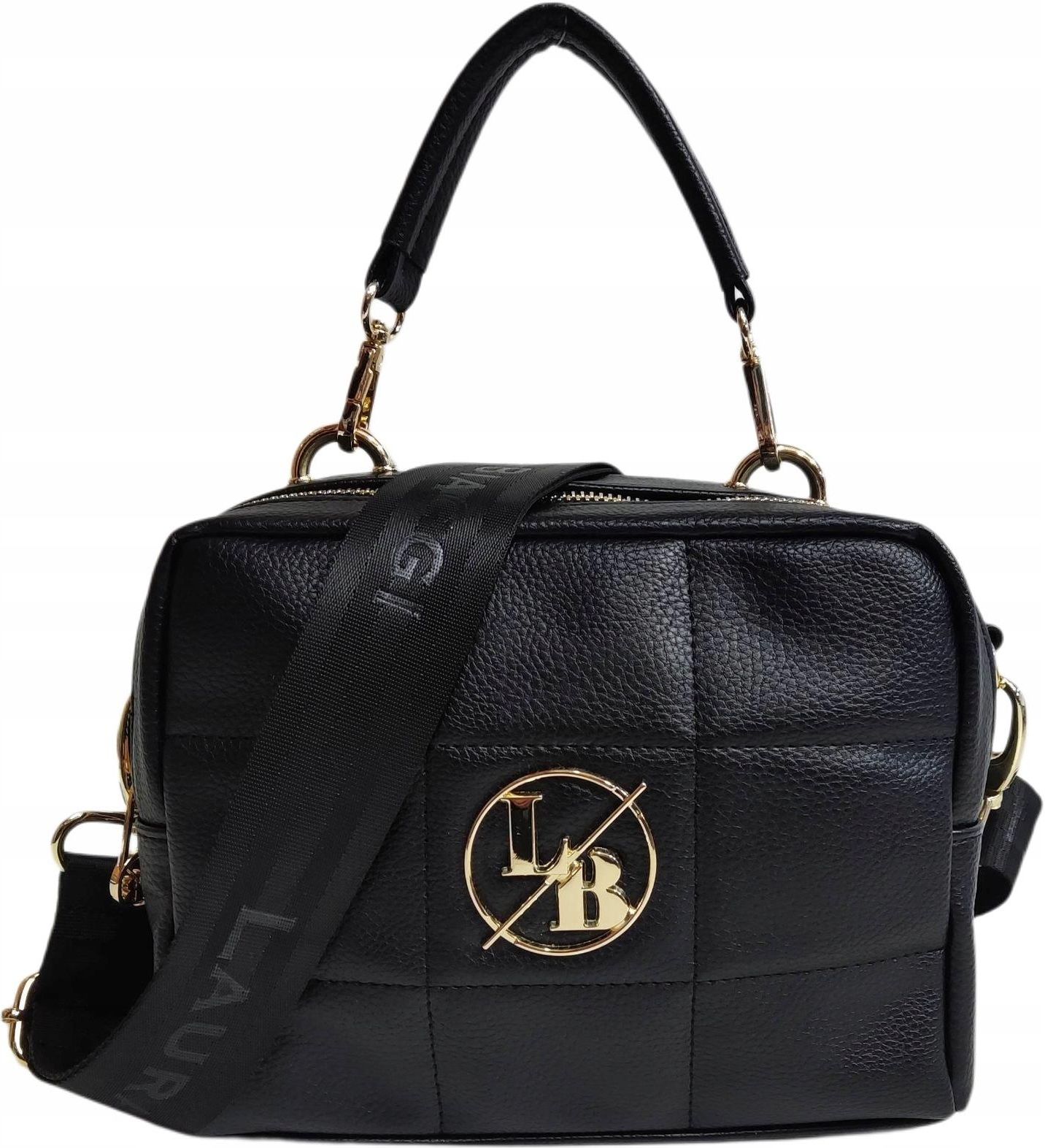 Torebka listonoszka Laura Biaggi czarna pikowana - Ceny i opinie - Ceneo.pl