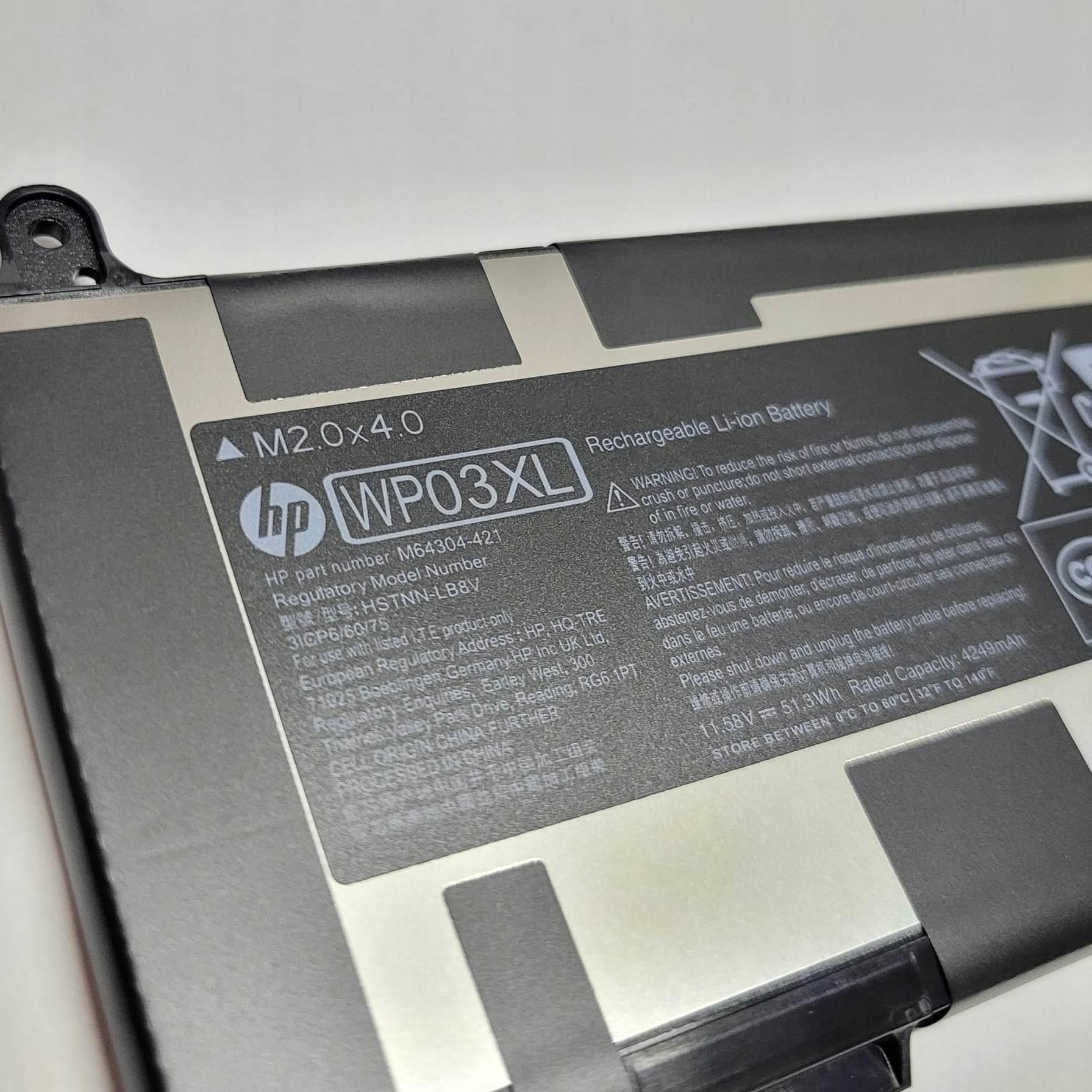 Bateria do laptopa Hp Bateria do EliteBook M73466-005 nowa (WP03XL ...