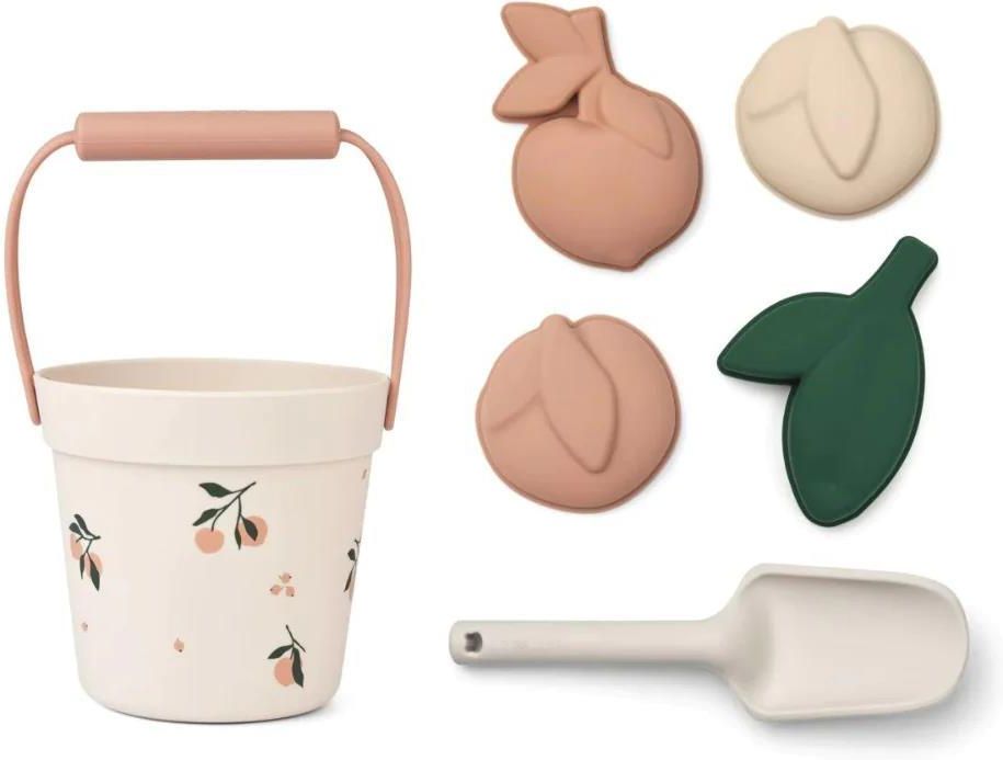 Liewood Zabawki Do Piasku 6 El. Peach Sea Shell - Ceny i opinie - Ceneo.pl